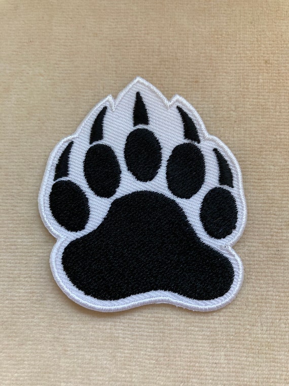 Bear Paw Iron on Patch | Etsy