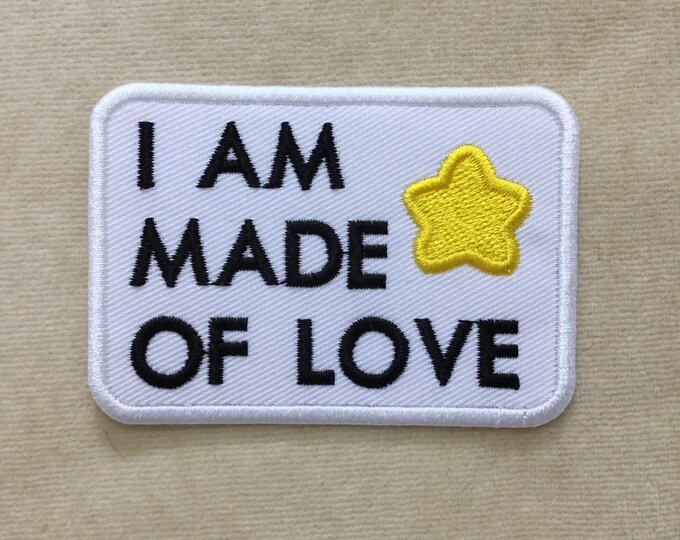 I Am Made of Love Iron on Patch - Etsy