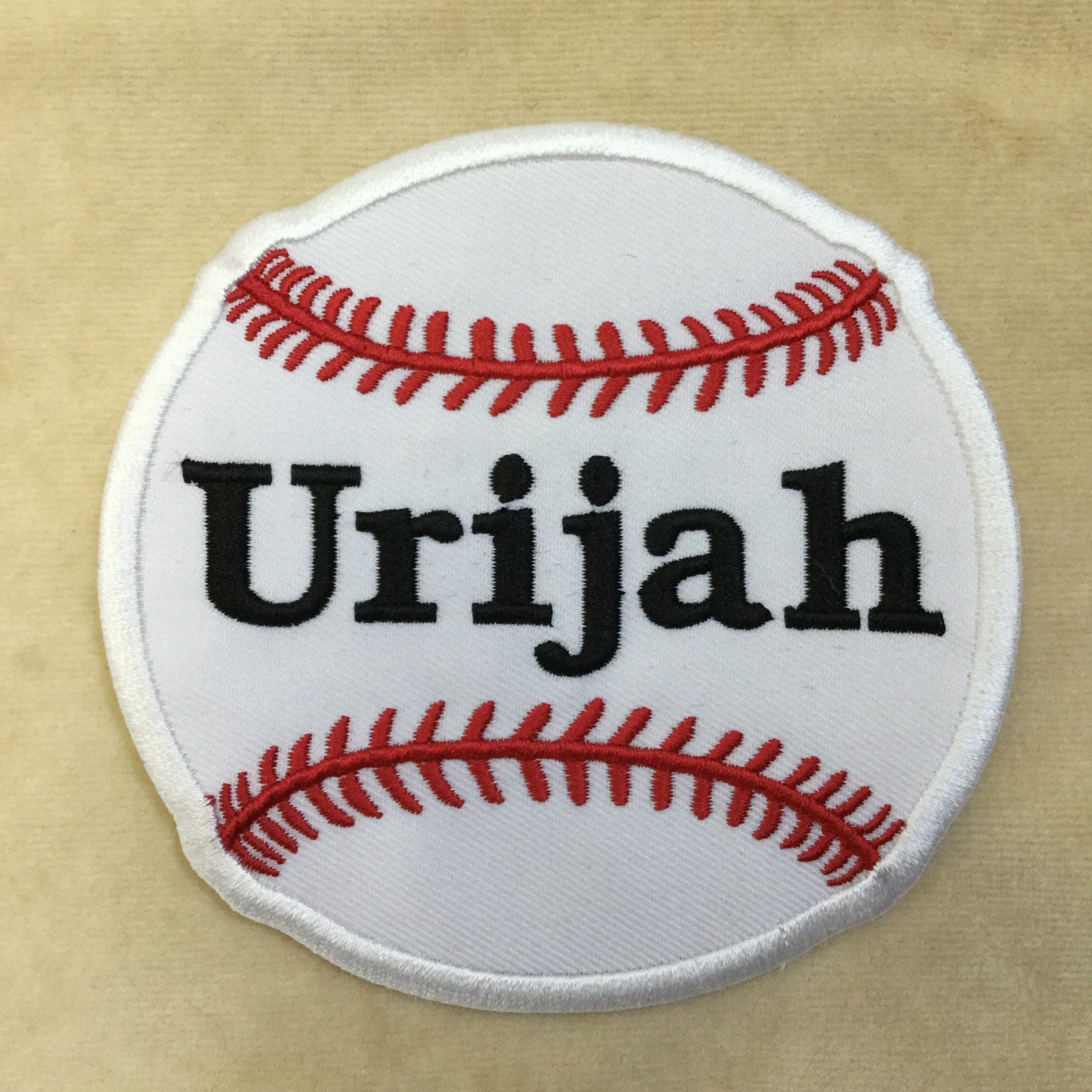 Baseball Custom Name Tag Personalized Iron On Patch | Etsy