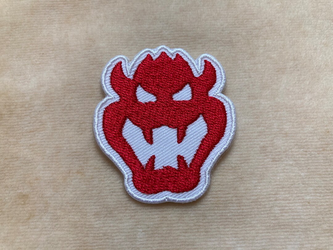 Bowser Cut to Shape Iron on Patch - Etsy