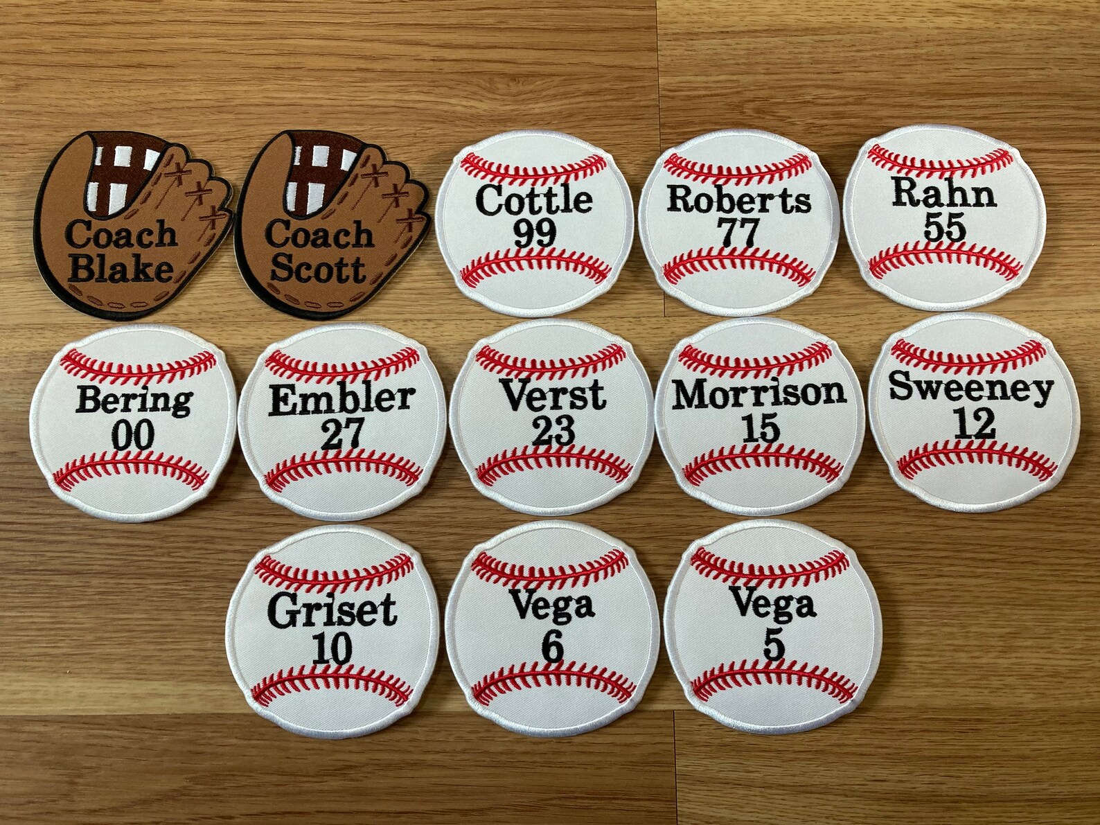 Baseball Custom Name Tag Personalized Iron on Patch - Etsy