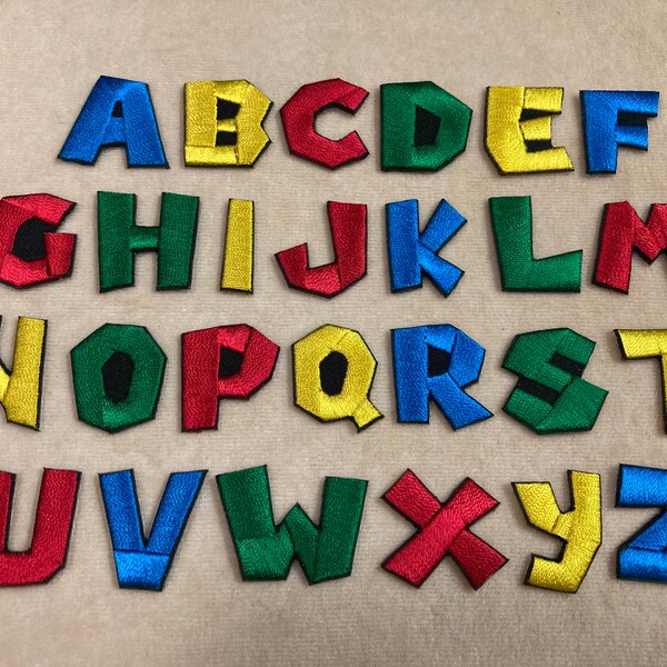 1 Inch Applique Font - Etsy