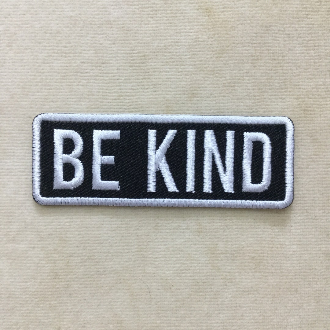 BE KIND Custom Personalized Iron on Patch - Etsy