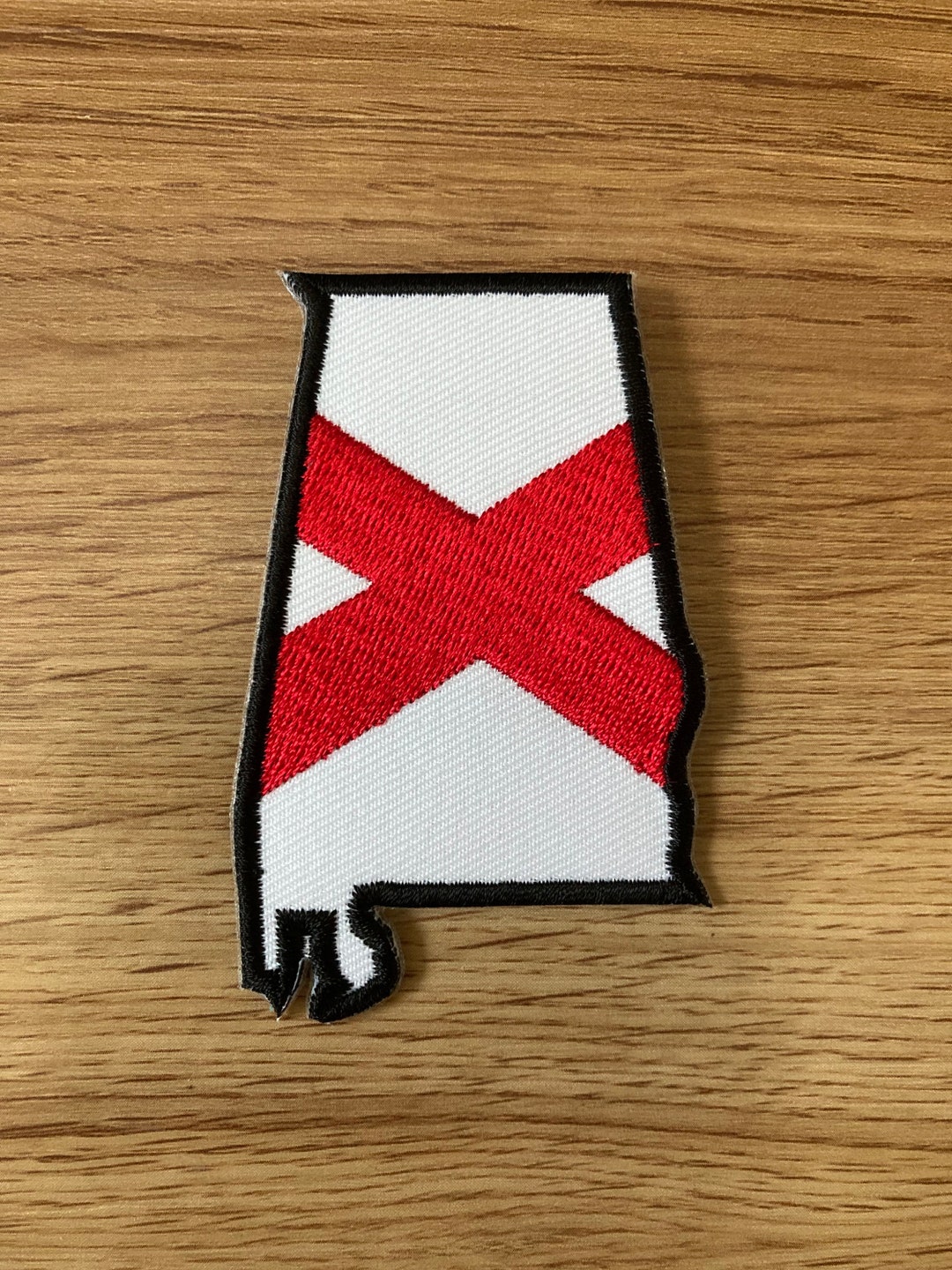 Alabama State Flag Fill Iron on Patch - Etsy