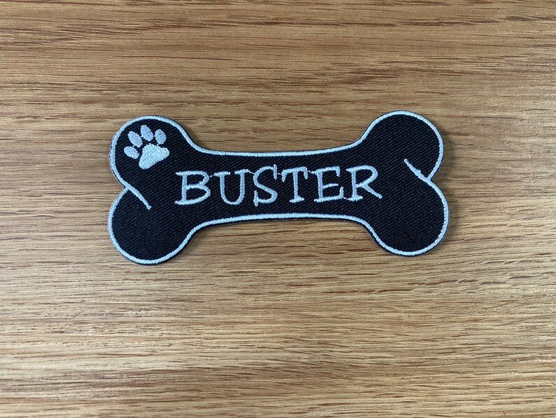 Dog Bone Custom Personalized Iron on Patch - Etsy