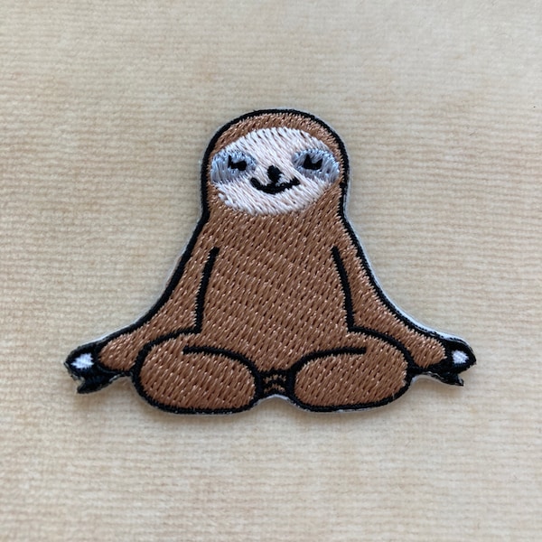 Sloth Iron on Patch - Etsy