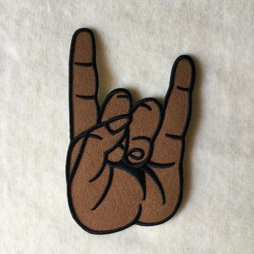 I Love You Hand Symbol Iron on Patch - Etsy
