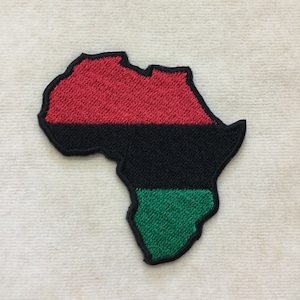 Pan Africa African Continent Iron on Patch - Etsy