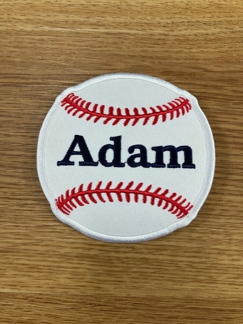 Baseball Custom Name Tag Personalized Iron on Patch - Etsy