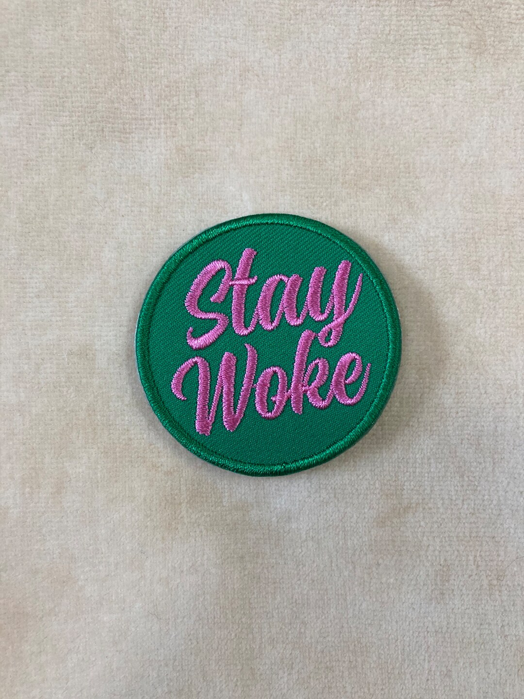 Stay Woke Iron on Patch - Etsy