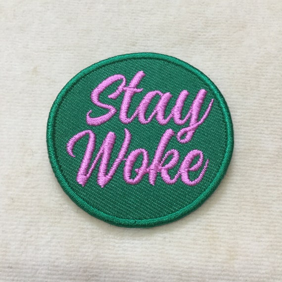Stay Woke Iron on Patch | Etsy