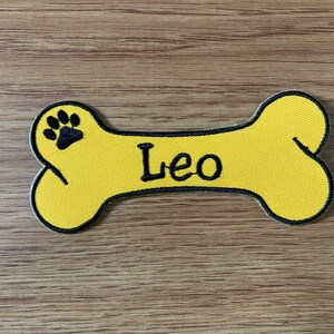 Dog Bone Custom Personalized Iron on Patch - Etsy