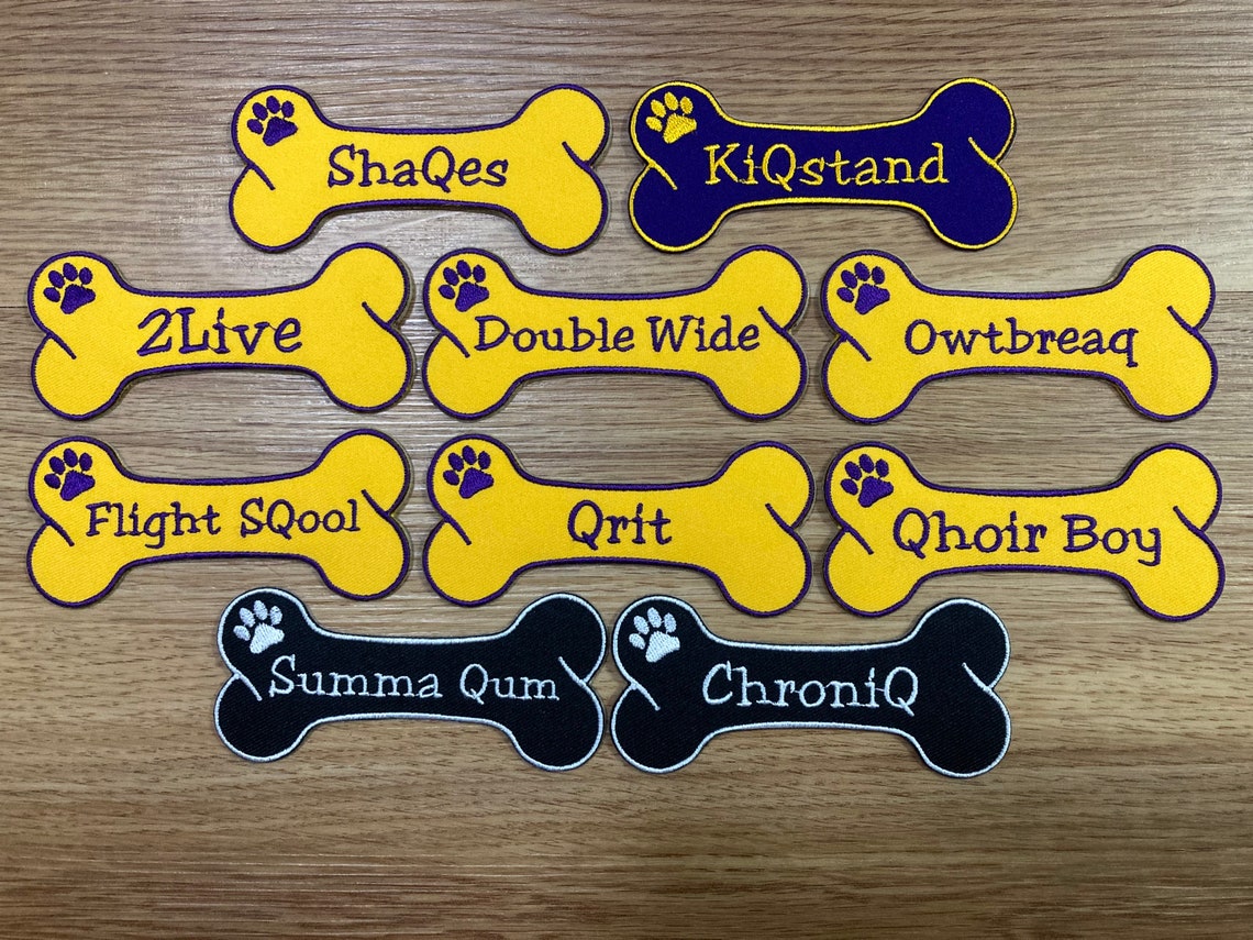Dog Bone Custom Personalized Iron on Patch - Etsy