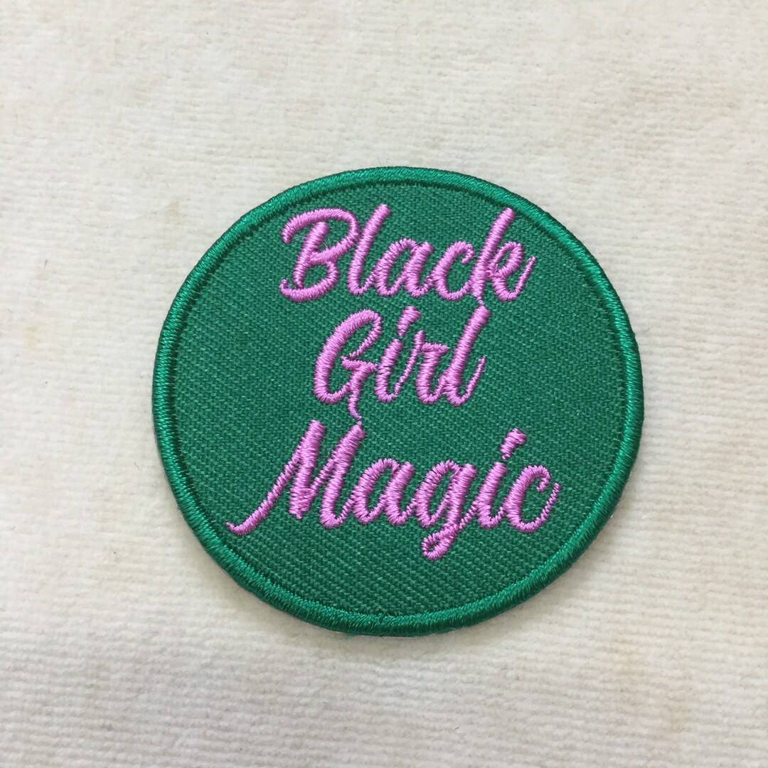 Black Magic Girl Iron on Patch - Etsy