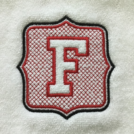 Instant Download Embossed Letter Alphabet Monogram Embroidery | Etsy