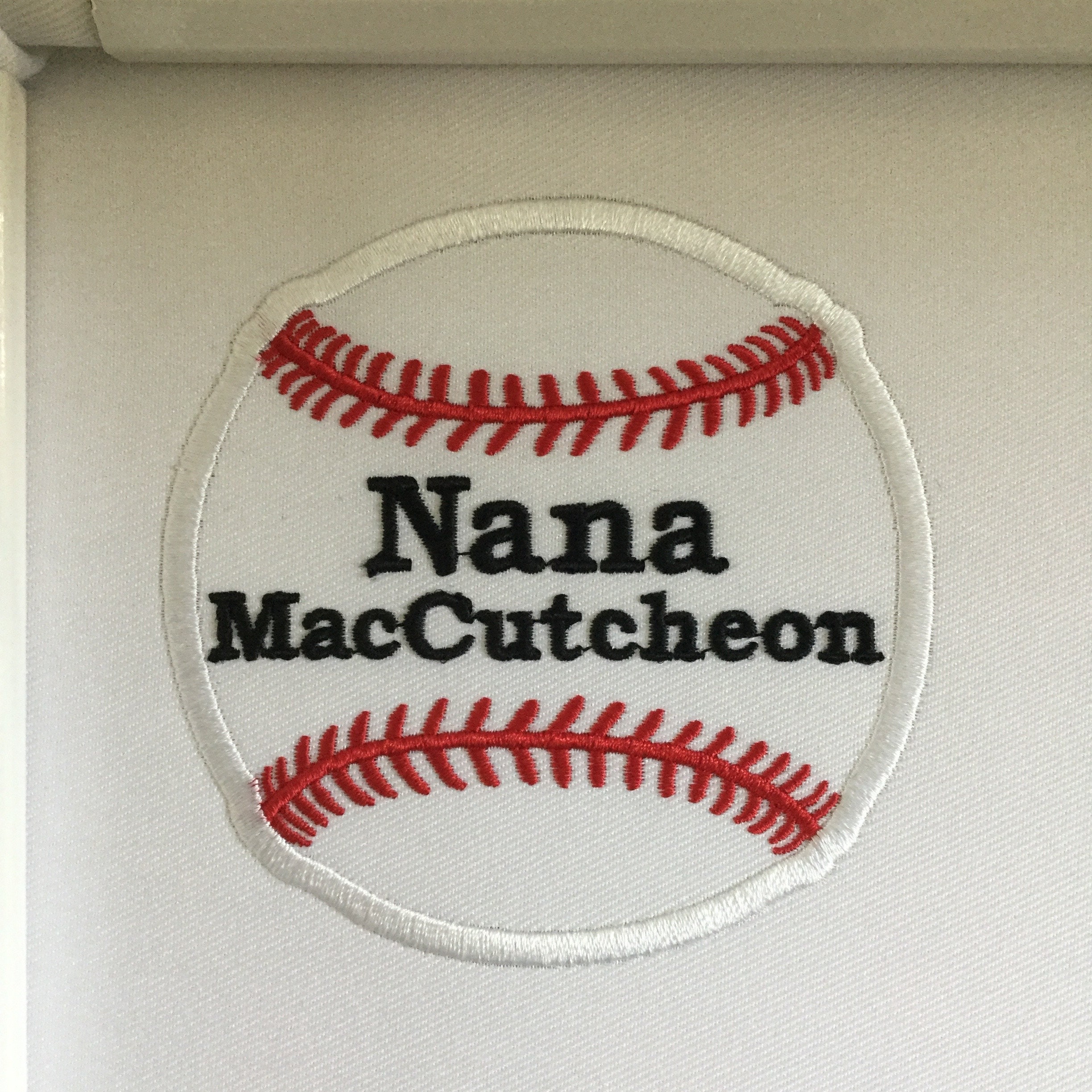 Baseball Custom Name Tag Personalized Iron On Patch | Etsy