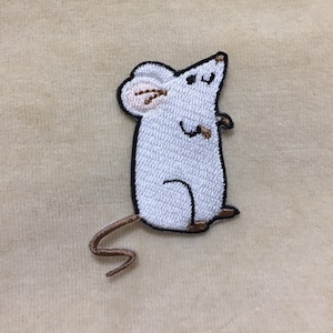 Adorable Mouse Iron on Patch - Etsy