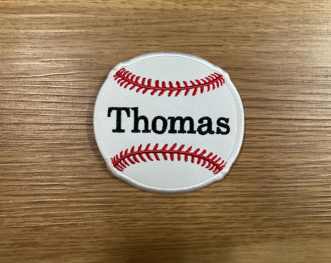 Baseball Custom Name Tag Personalized Iron on Patch - Etsy