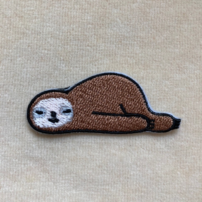 Sloth Iron on Patch - Etsy