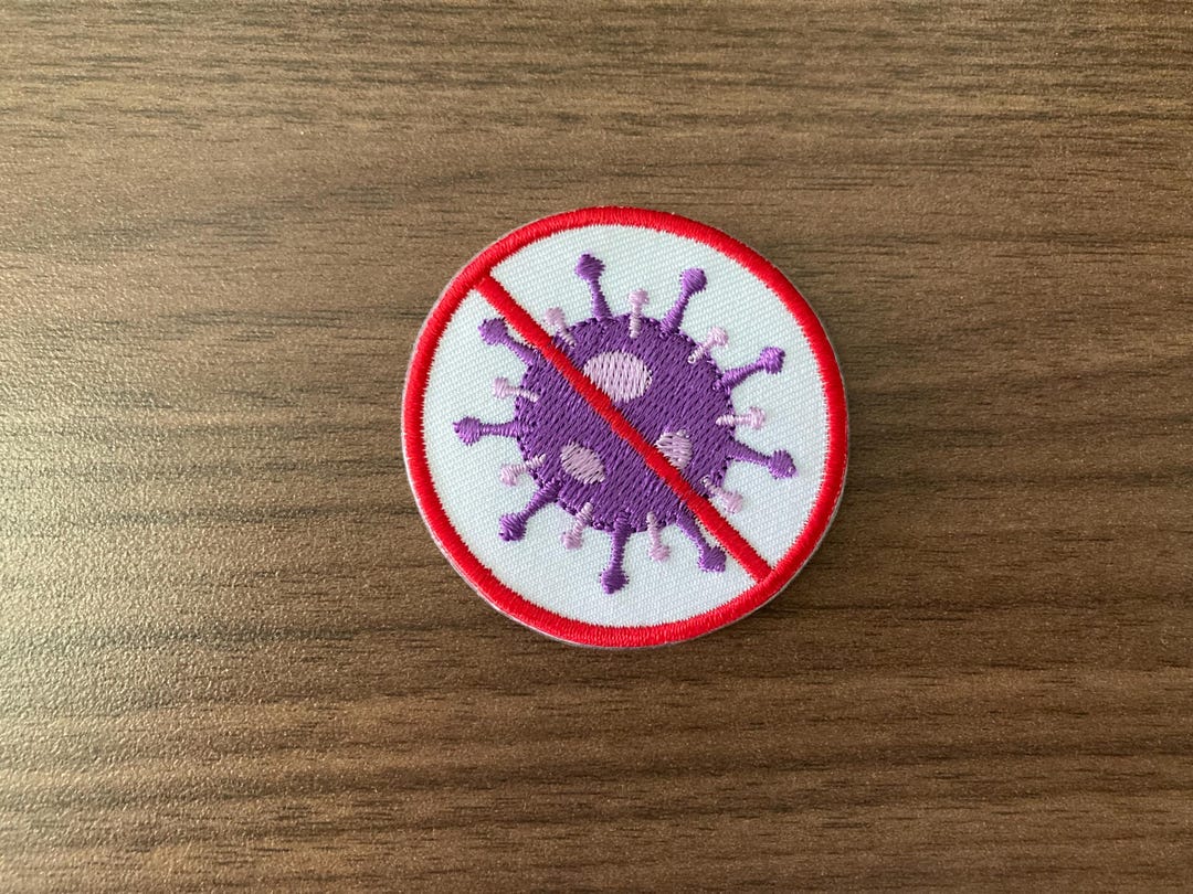 Stop Virus Iron on Patch - Etsy