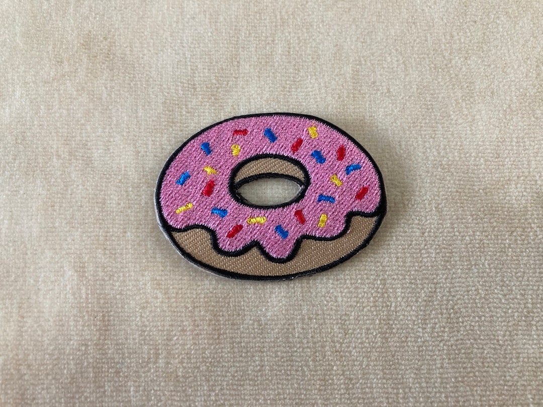 Donut Iron on Patch - Etsy