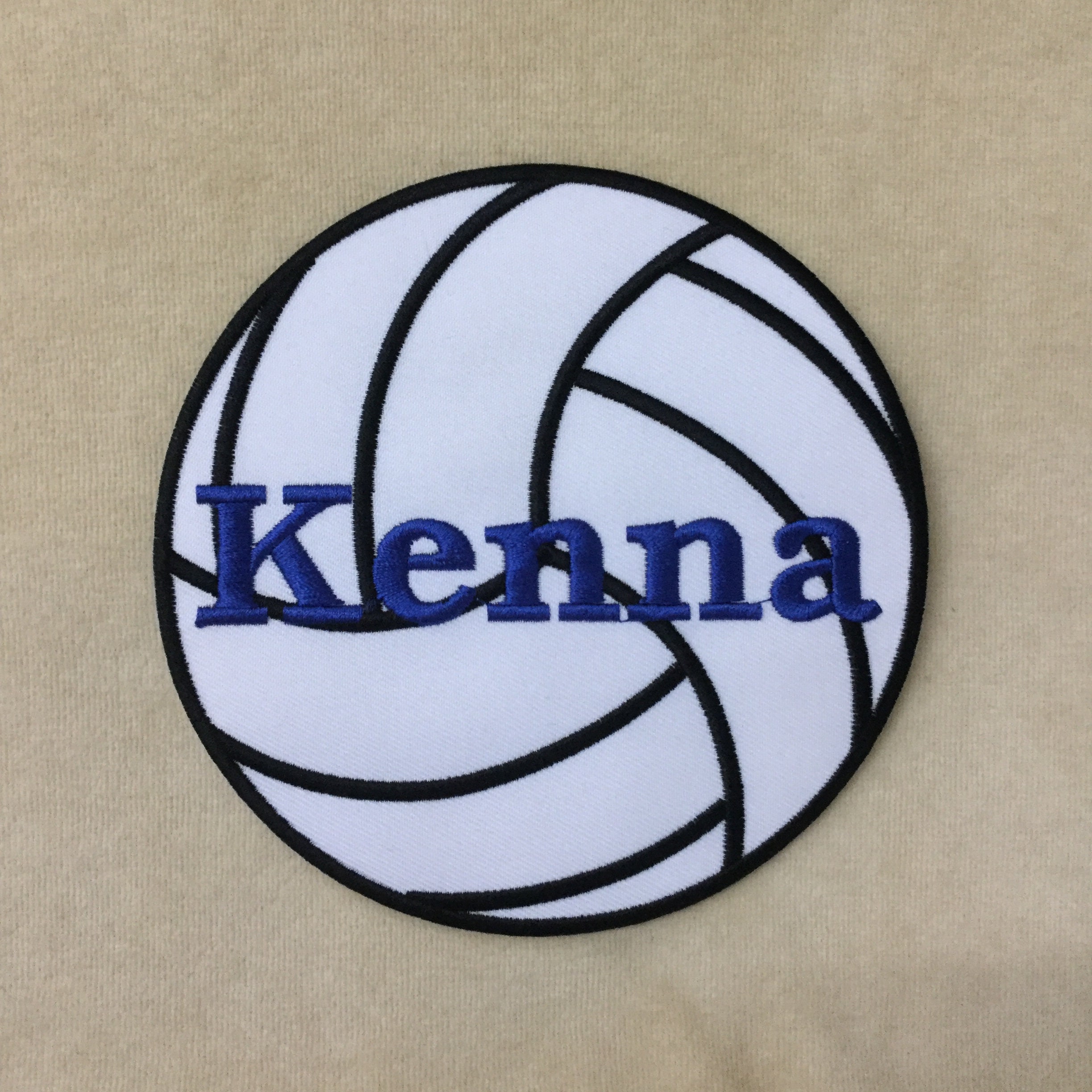 Volleyball Custom Name Tag Personalized Iron on Patch | Etsy