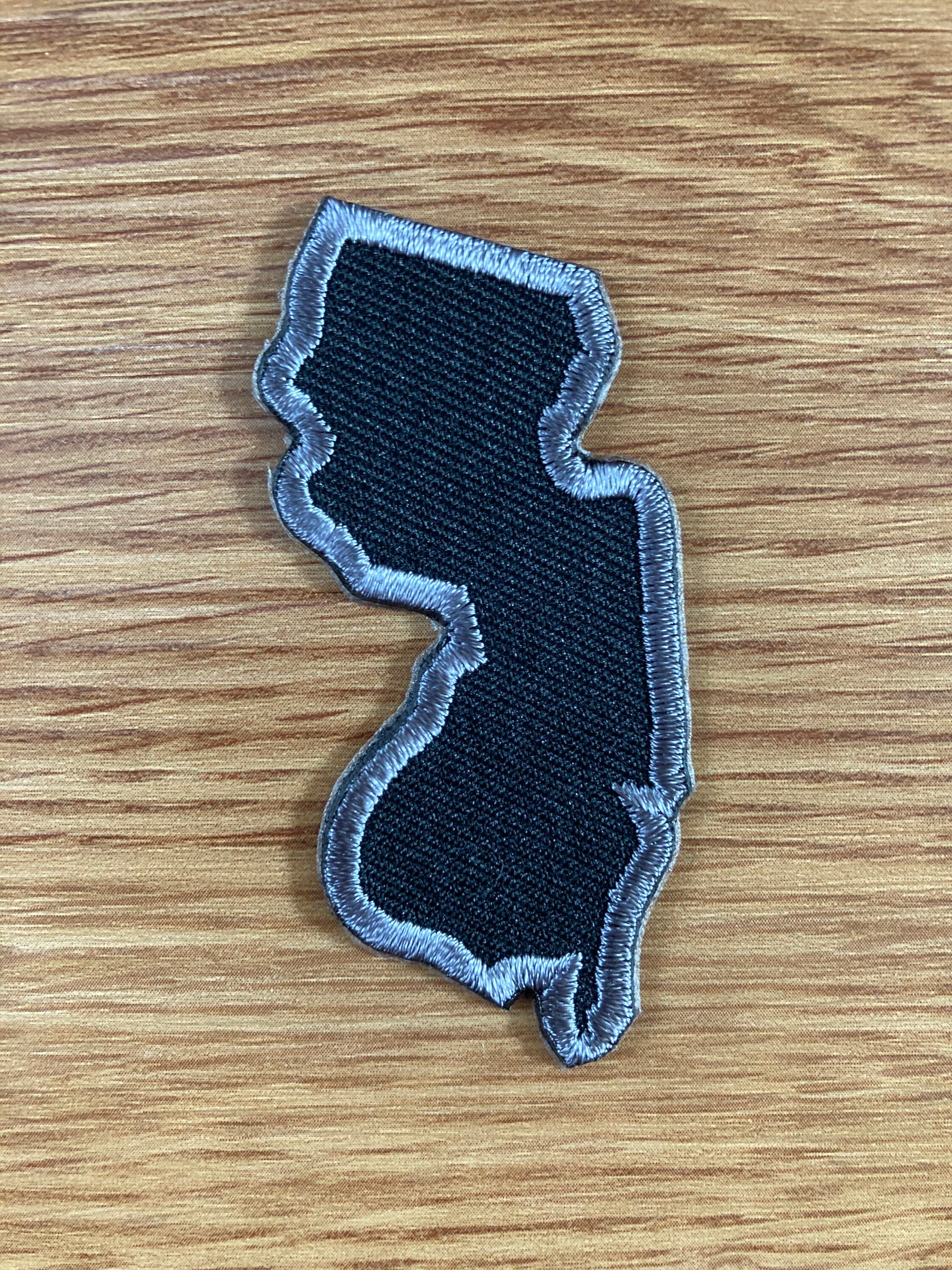 New Jersey State Iron on Patch | Etsy