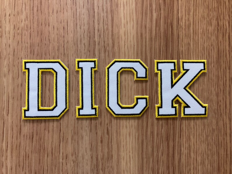 2.25 Inches Double Outline Varsity Letter Iron on Patch - Etsy