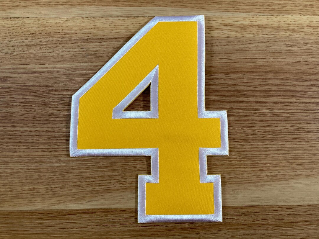 8 Inches Standard Varsity Number Iron on Patch - Etsy