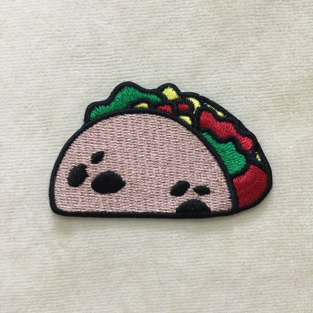 Taco Iron on Patch - Etsy
