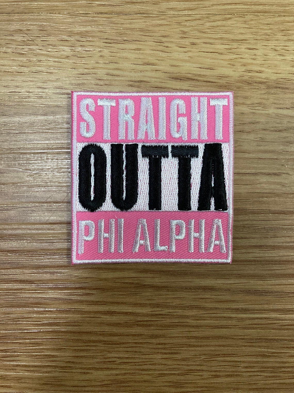 STRAIGHT OUTTA HARLEM Custom Personalized Iron on Patch - Etsy