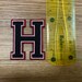 2 Inches Double Outline Varsity Letter Iron on Patch - Etsy