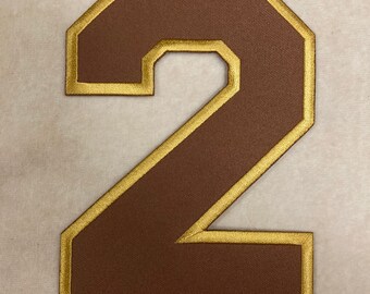 Number 6 Varsity Font - Etsy
