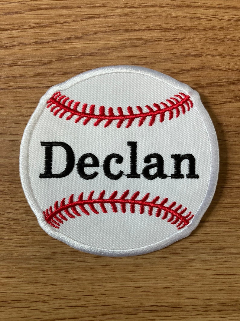 Baseball Custom Name Tag Personalized Iron on Patch - Etsy