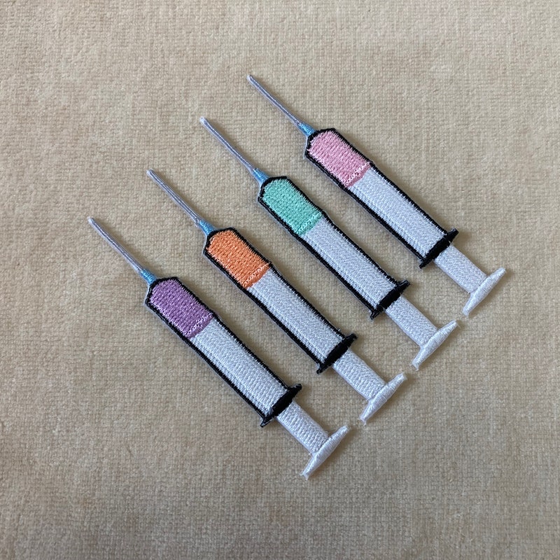 Syringe Embroidery - Etsy