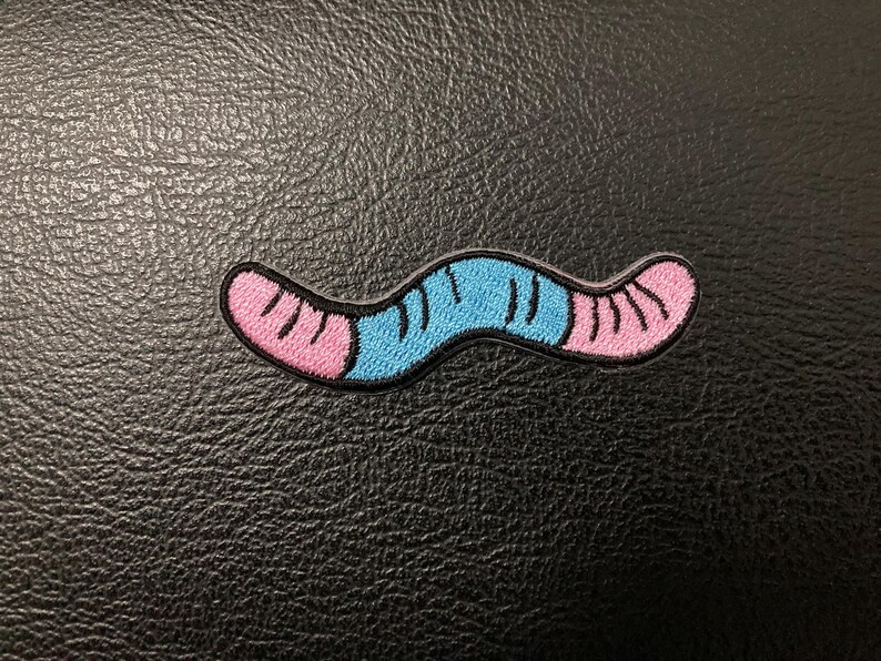 Gummy Worm Iron on Patch - Etsy