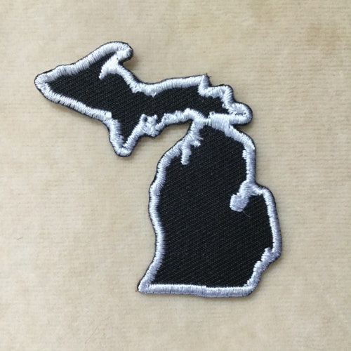 Michigan State Patch Any Color Custom Made - Etsy