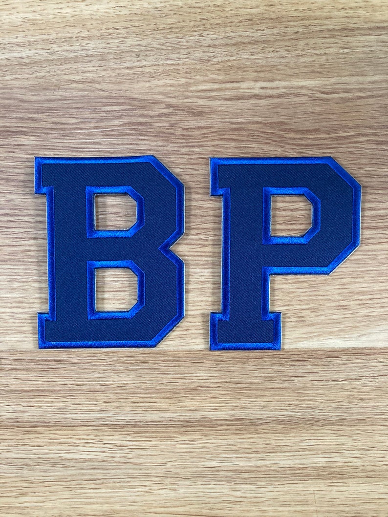 4 Inches Standard Varsity Letter Iron on Patch - Etsy