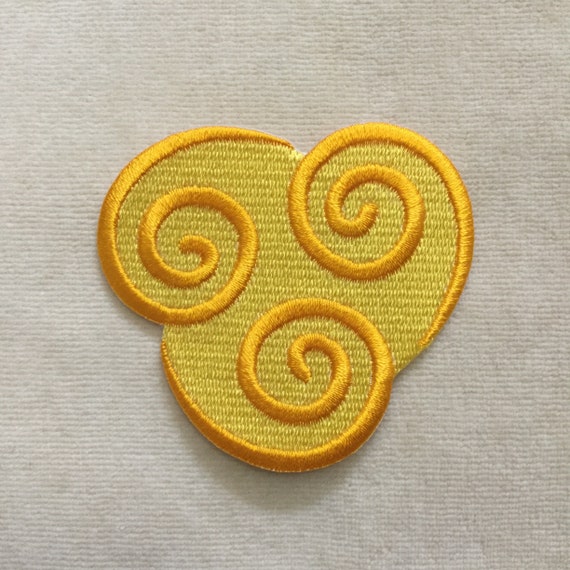 Airbending Avatar Bender Symbol Iron on Patch | Etsy