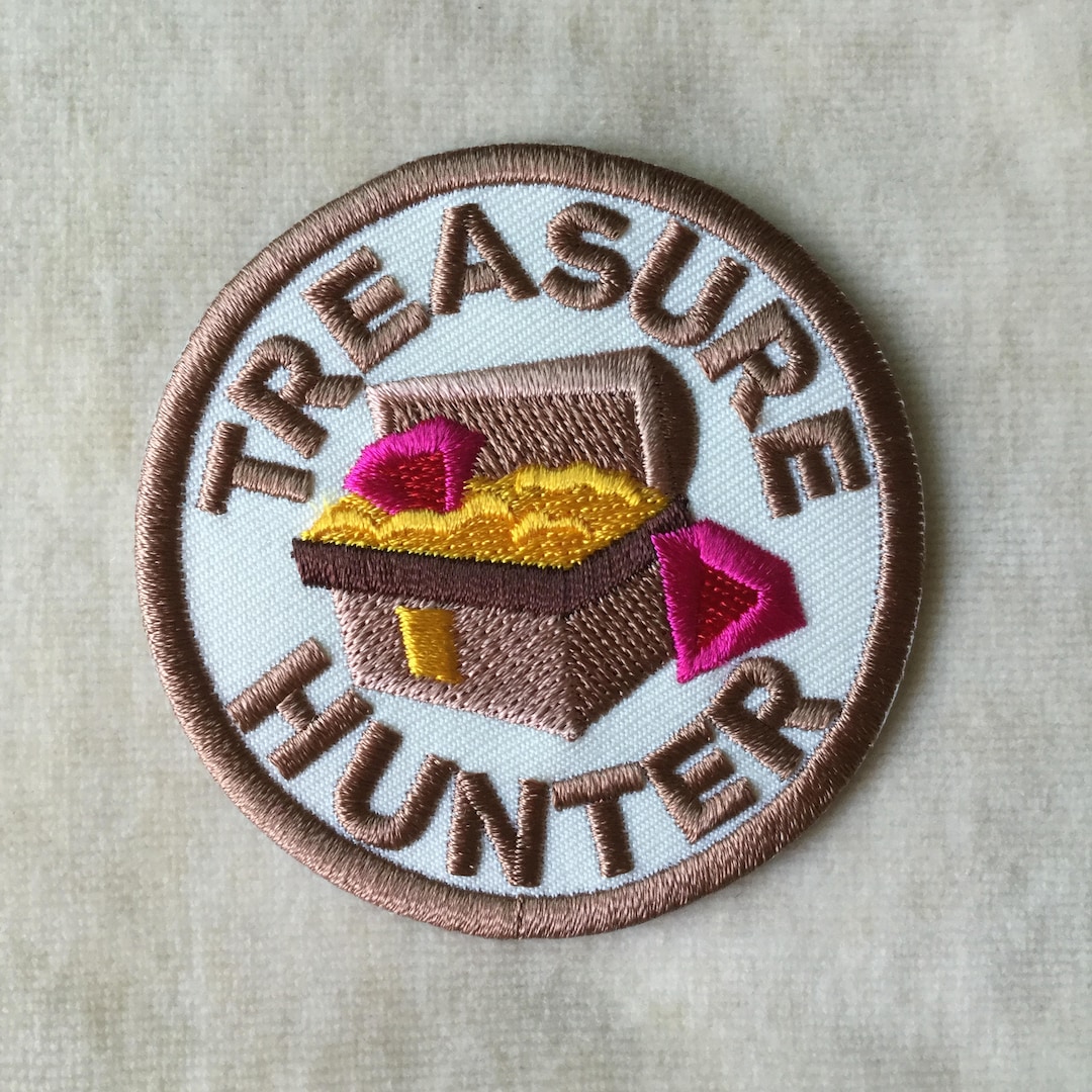 Treasure Hunter Iron on Patch - Etsy
