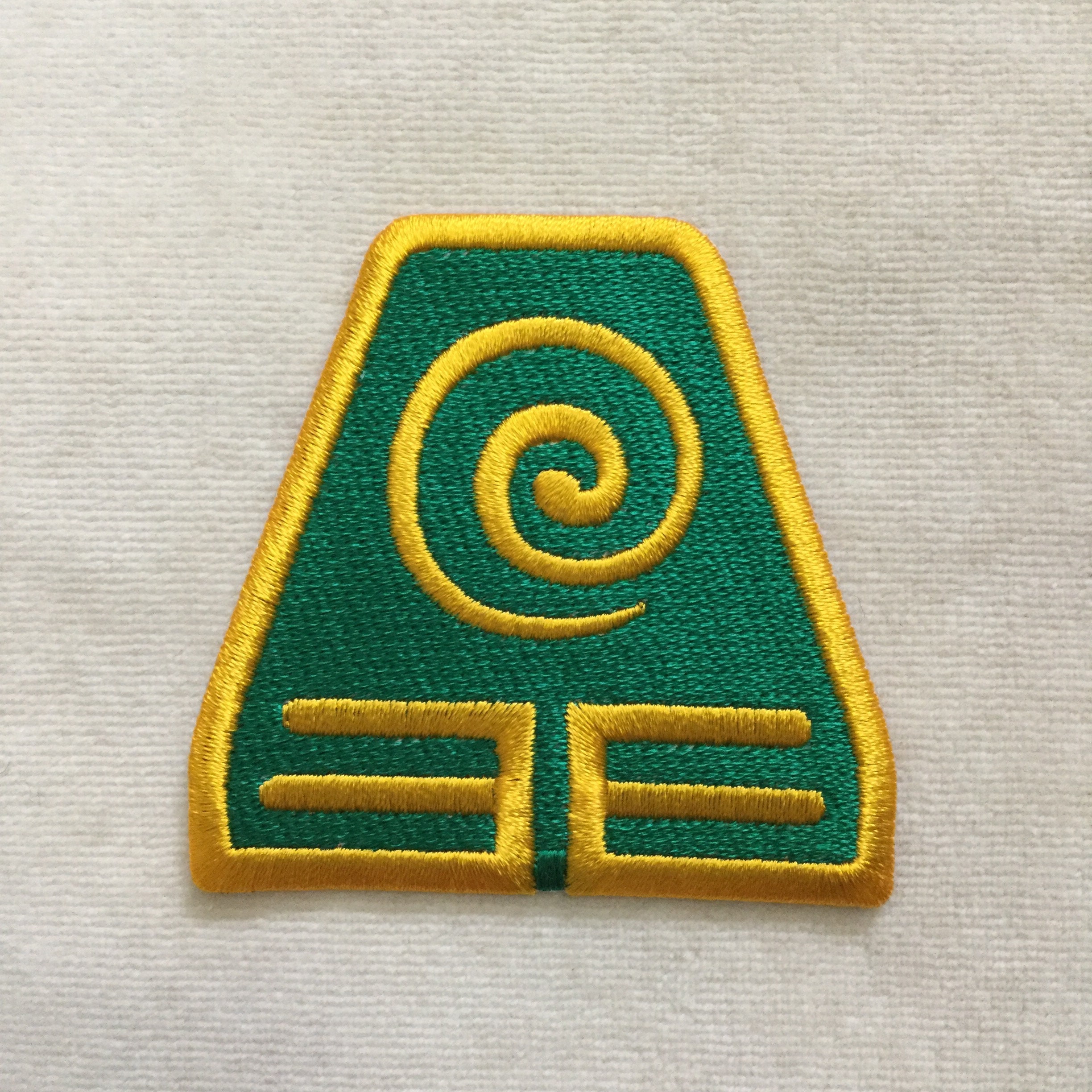 Earthbending Avatar Bender Symbol Iron On Patch | Etsy