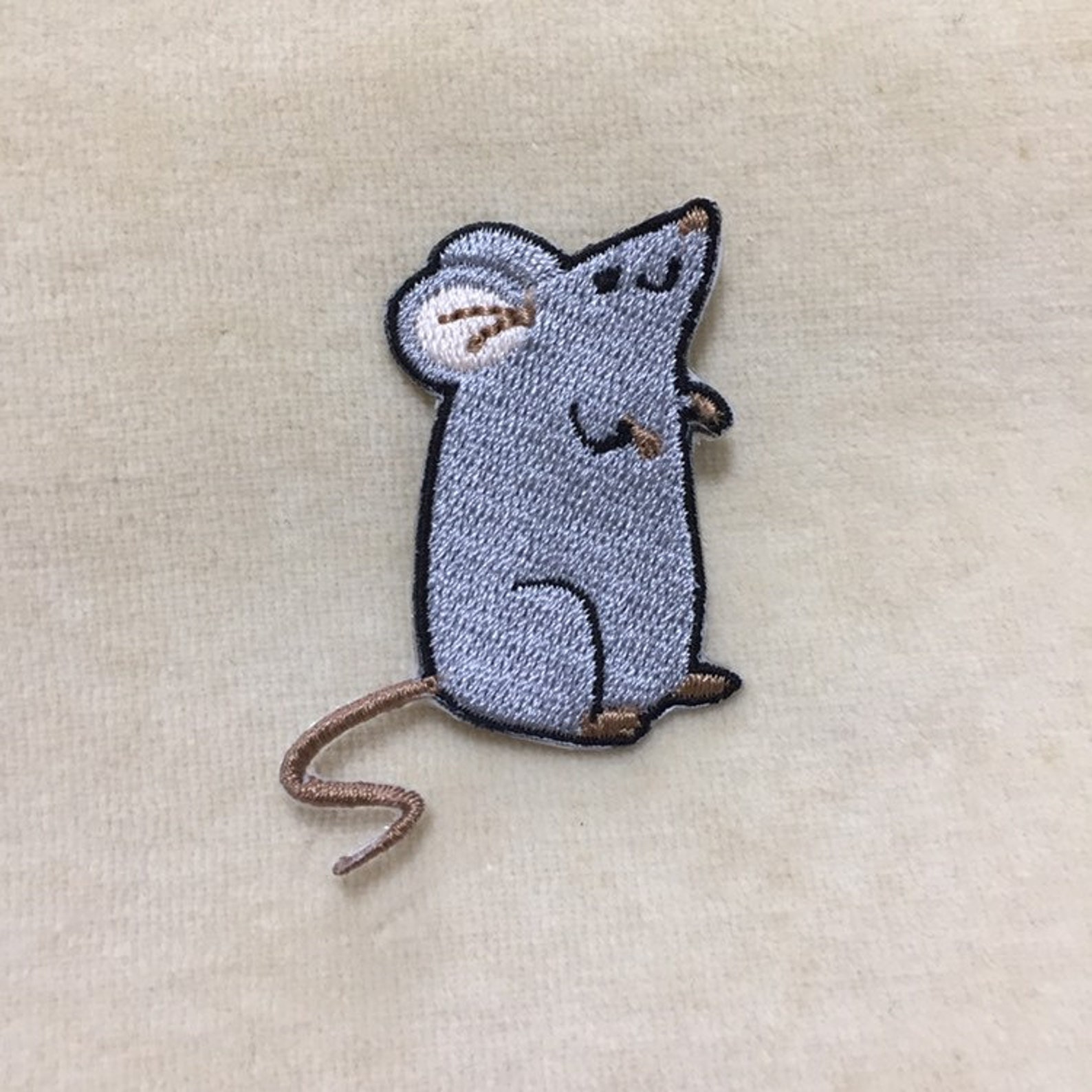 Adorable Mouse Iron on Patch - Etsy