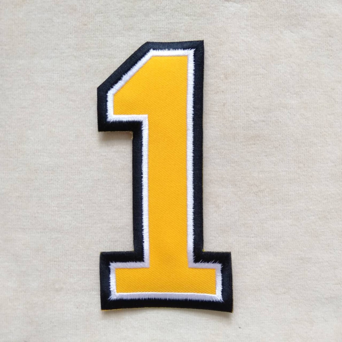 5 Inches Double Outline Varsity Number Iron on Patch - Etsy