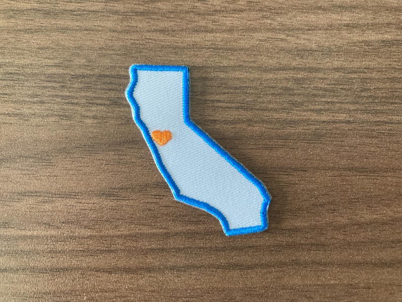 California State Iron on Patch - Etsy