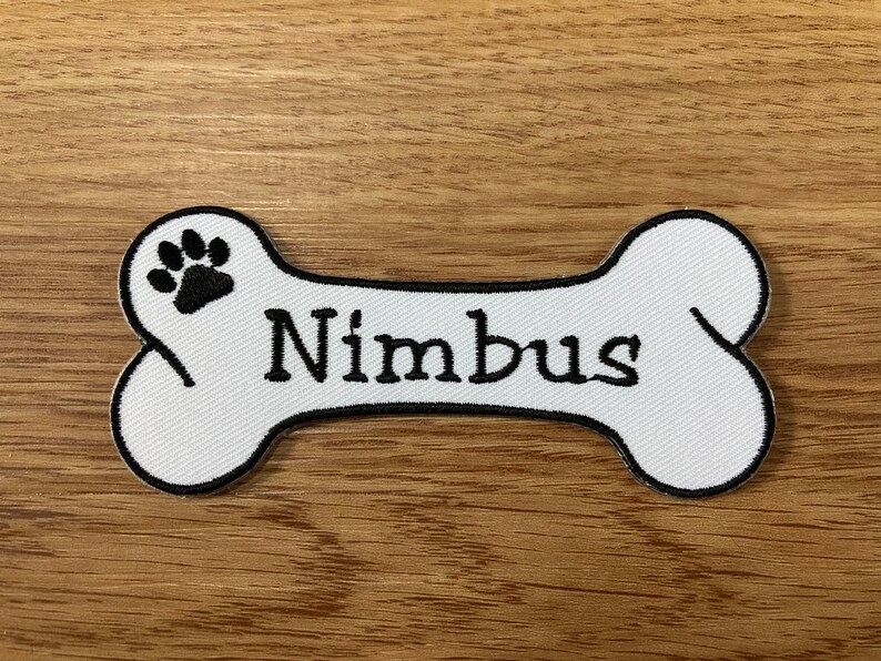 Dog Bone Custom Personalized Iron on Patch - Etsy