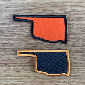 Oklahoma State Iron on Patch - Etsy