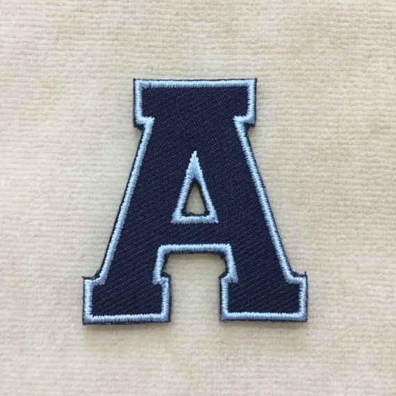 1.5 Inches Standard Varsity Letter Iron on Patch - Etsy