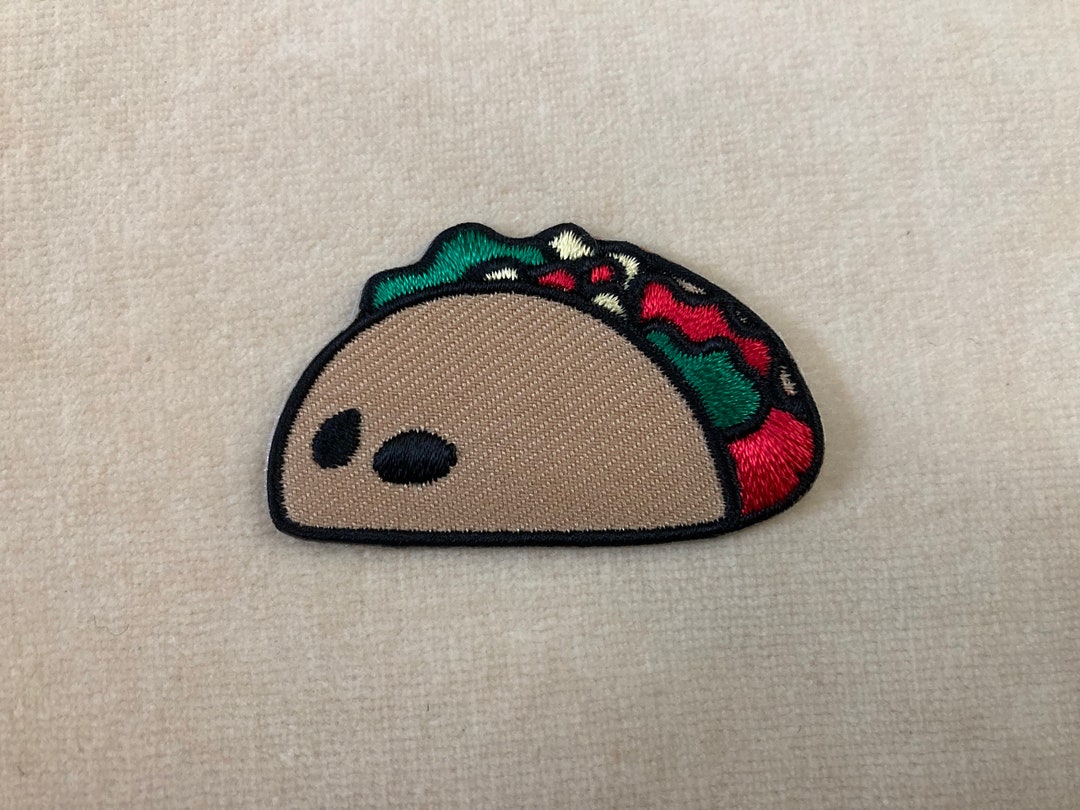 Taco Iron on Patch - Etsy