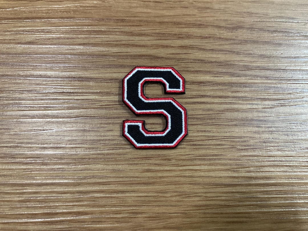 1.5 Inches Double Outline Varsity Letter Iron on Patch - Etsy
