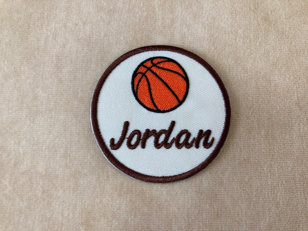 Custom Name Tag Personalized Basketball Iron on Patch - Etsy